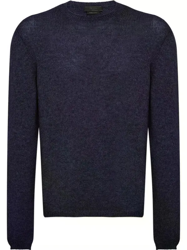 Prada Cashmere Crew Neck Jumper - Blue
