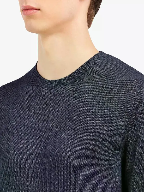 Prada Cashmere Crew Neck Jumper - Blue