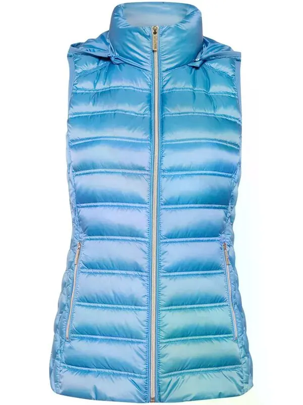 Michael Kors Packable Puffer Vest - Blue