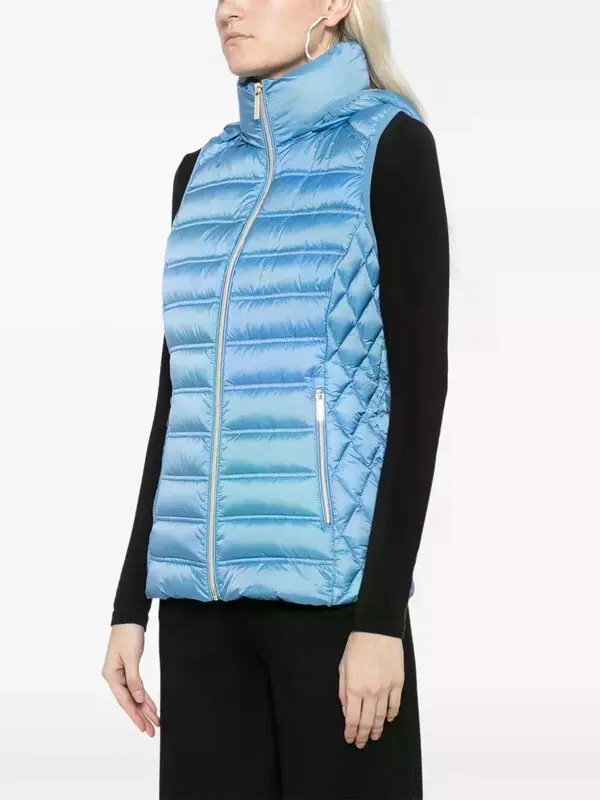 Michael Kors Packable Puffer Vest - Blue
