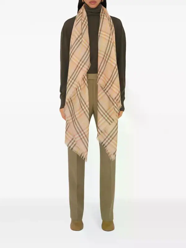 Burberry Check-pattern Scarf