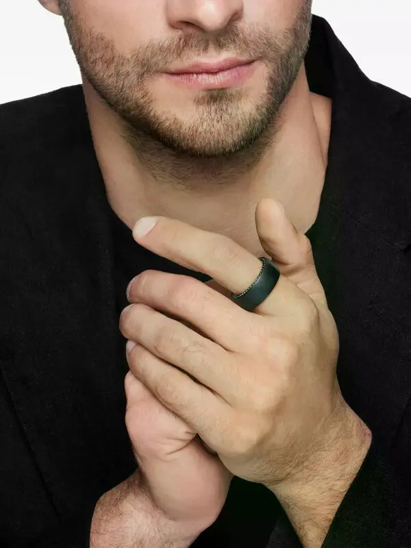 David Yurman Streamline Band Ring - Black