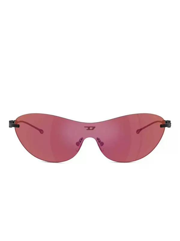DIESEL Oval Frame Sunglasses