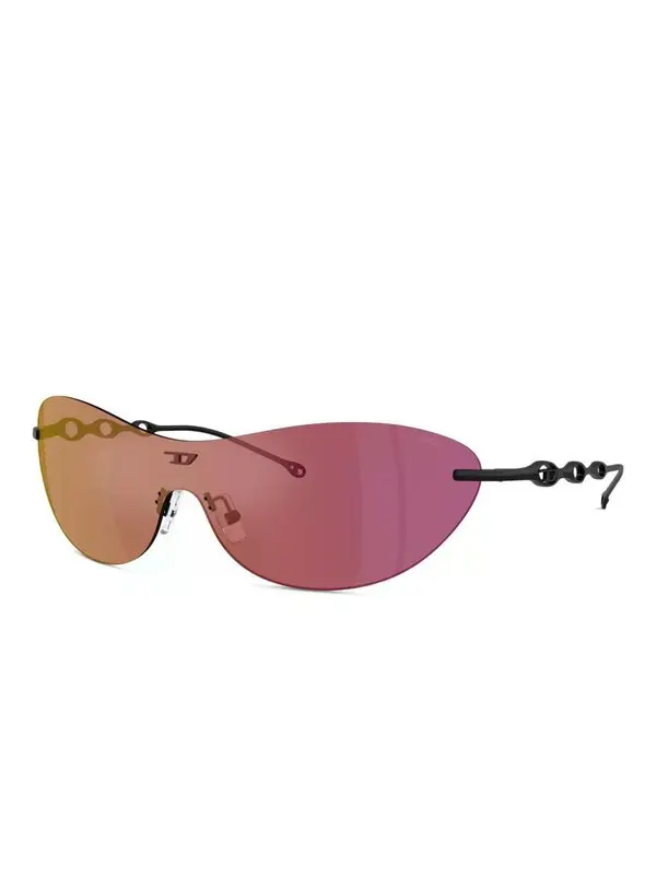 DIESEL Oval Frame Sunglasses