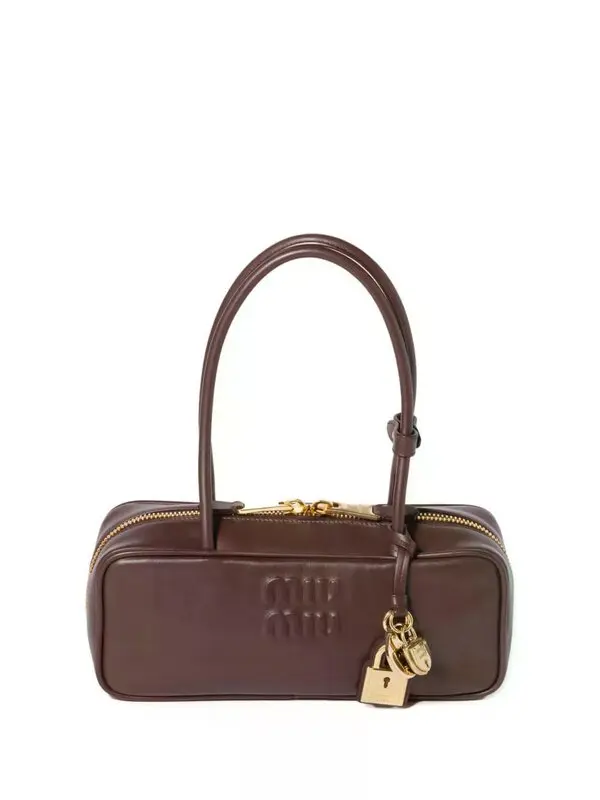 Miu Miu Beau Leather Top Handle Bag