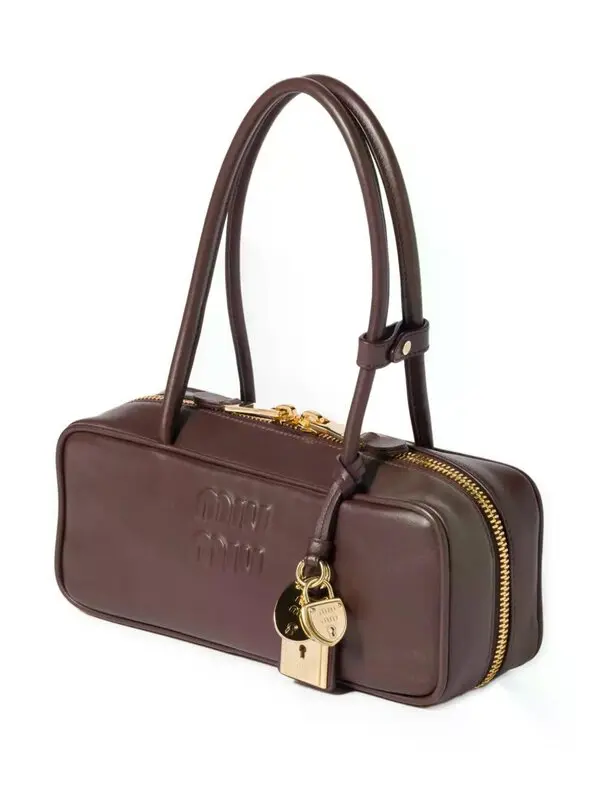 Miu Miu Beau Leather Top Handle Bag