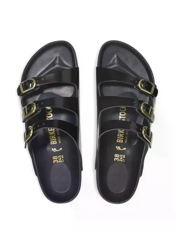 BIRKENSTOCK Florida Buckle-strap Sandals - Black