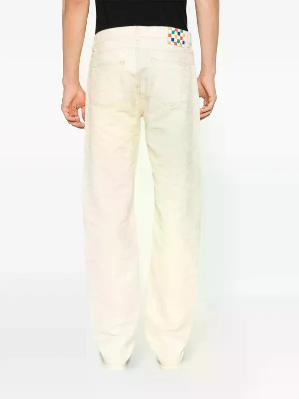 Casablanca Monogram-jacquard Straight-leg Jeans