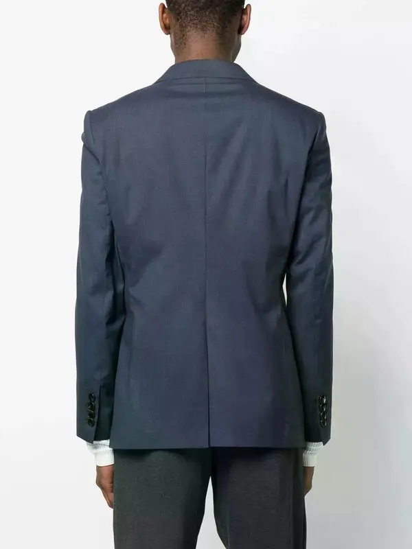 BILLIONAIRE Crest-motif Single-breasted Blazer - Blue