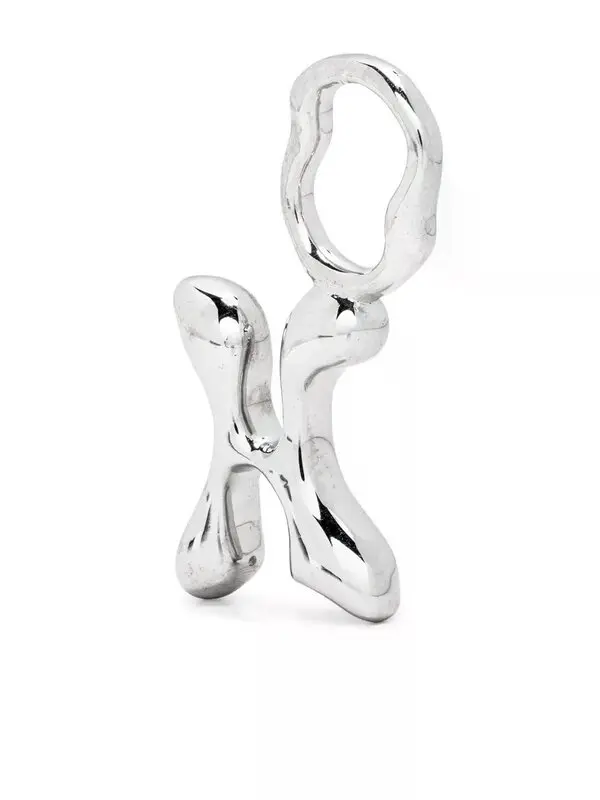 MARIA BLACK Fluent Letter H Charm - Silver