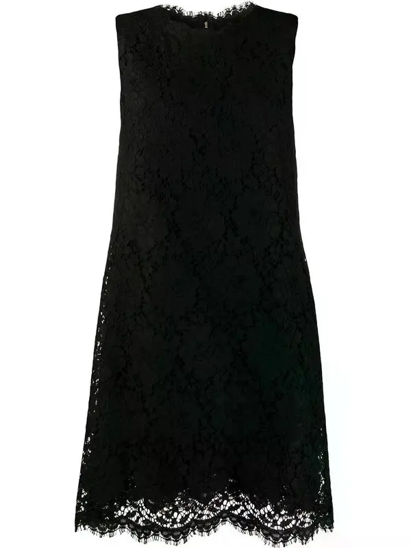 Dolce & Gabbana Lace-overlay Sleeveless Minidress