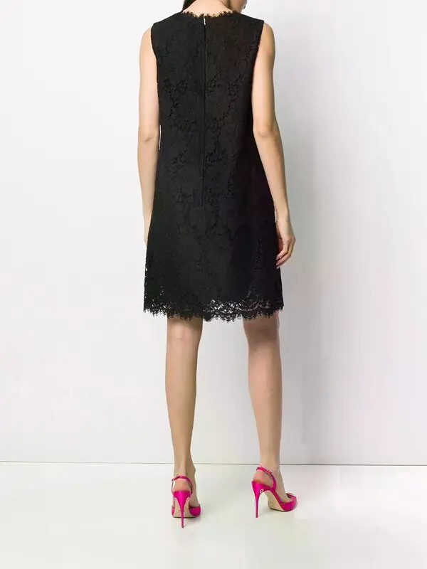 Dolce & Gabbana Lace-overlay Sleeveless Minidress
