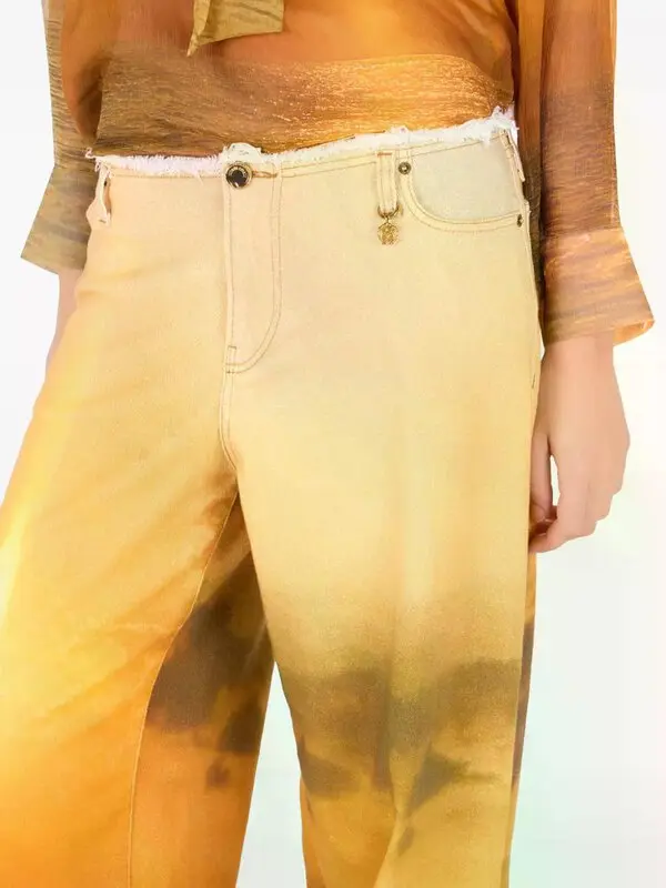 Roberto Cavalli Graphic-print Trousers
