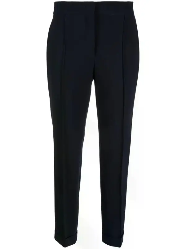 Moschino Pressed-crease Tapered Trousers