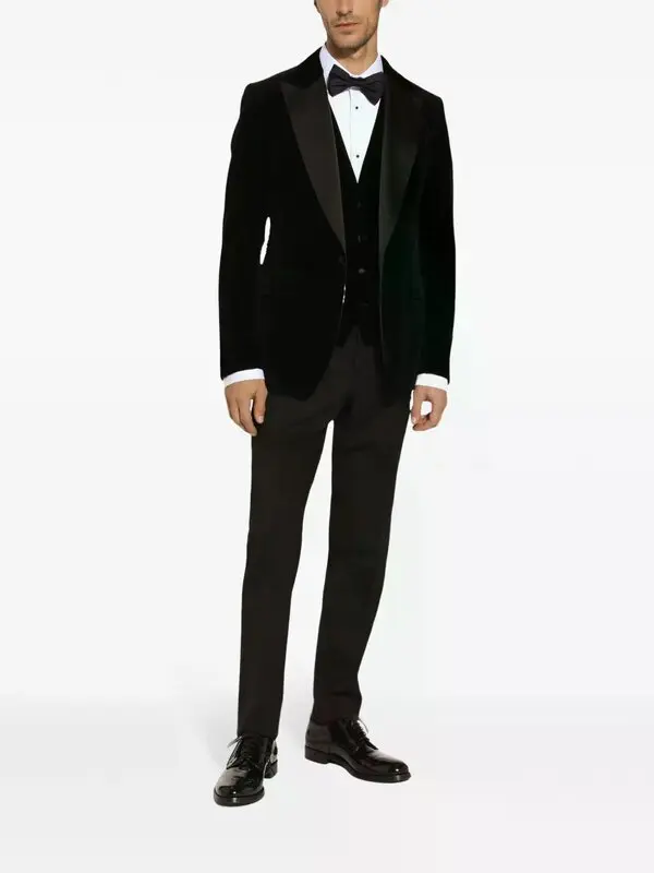 Dolce & Gabbana Buttoned Velvet Waistcoat