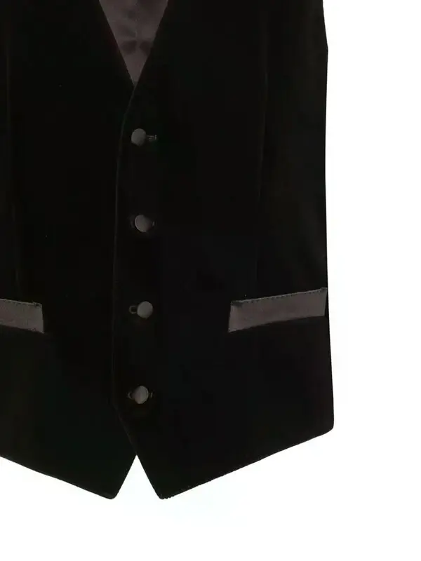 Dolce & Gabbana Buttoned Velvet Waistcoat