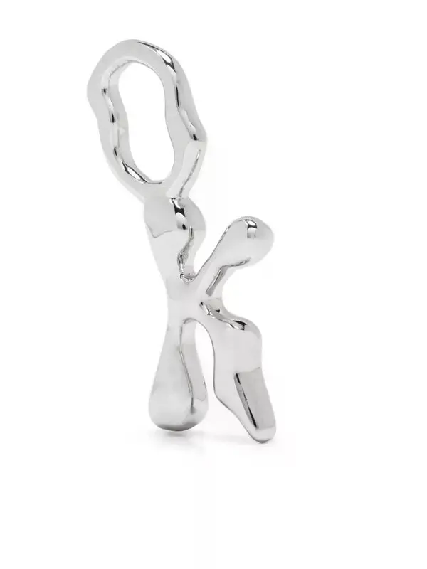 MARIA BLACK Fluent Letter K Charm - Silver