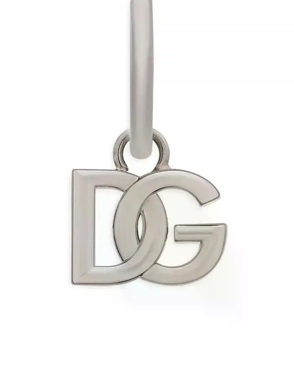 Dolce & Gabbana Dg-logo Hoop Earring