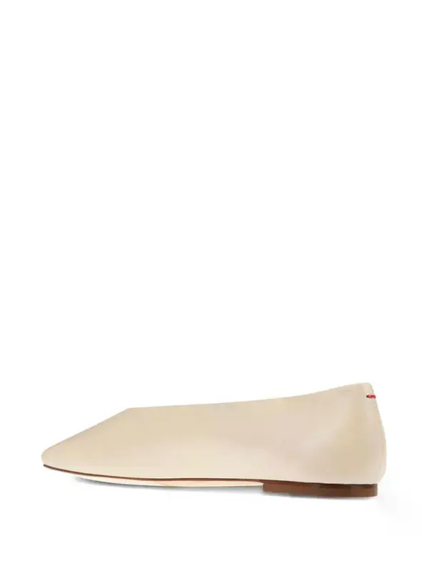 AeydĒ Pointed-toe Ballerina Flats - Neutrals