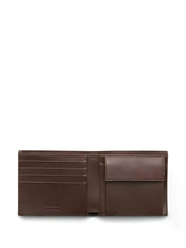 Prada Leather Wallet - Brown