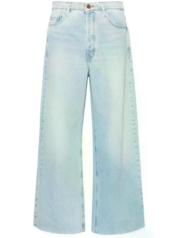 FRAME Le Low Bappy Low-rise Wide-leg Jeans