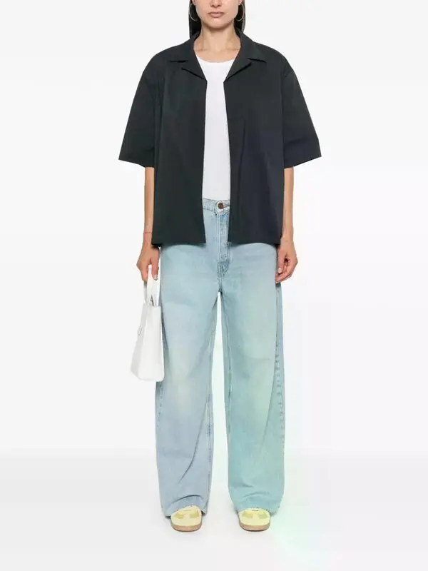 FRAME Le Low Bappy Low-rise Wide-leg Jeans