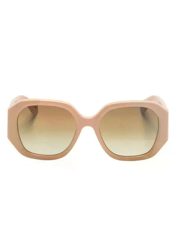 Chloé Marcie Oversized Sunglasses - Neutrals