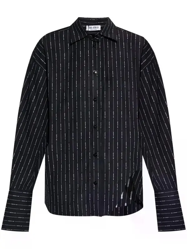 Attico All-over Logo Print Shirt