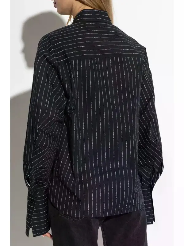 Attico All-over Logo Print Shirt