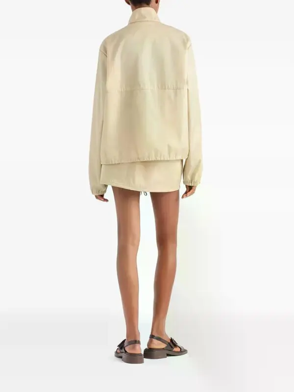 Prada Re-nylon Bomber Jacket - Neutrals