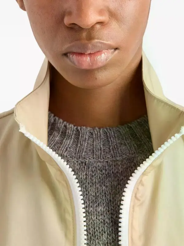 Prada Re-nylon Bomber Jacket - Neutrals