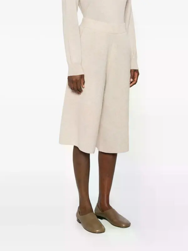 Max Mara Wide-leg Knitted Shorts
