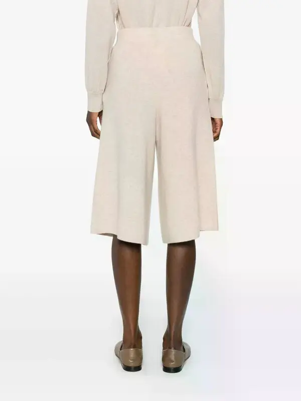 Max Mara Wide-leg Knitted Shorts