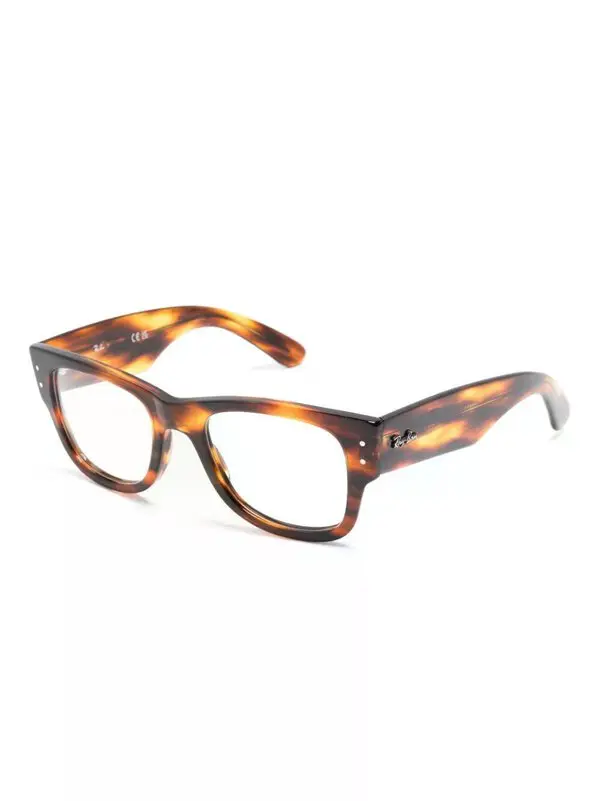 Ray-ban Tortoiseshell-effect Square-frame Glasses