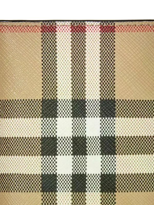 Burberry Vintage Check Leather Wallet