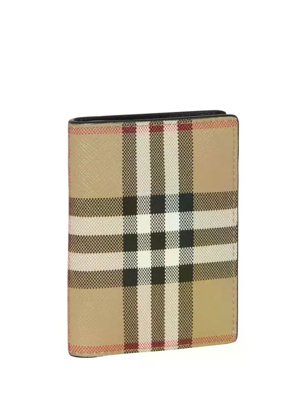 Burberry Vintage Check Leather Wallet