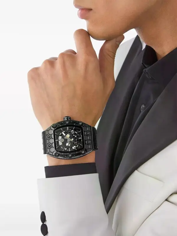 Philipp Plein Crypto King Crystal Ghost Tonneau Watch