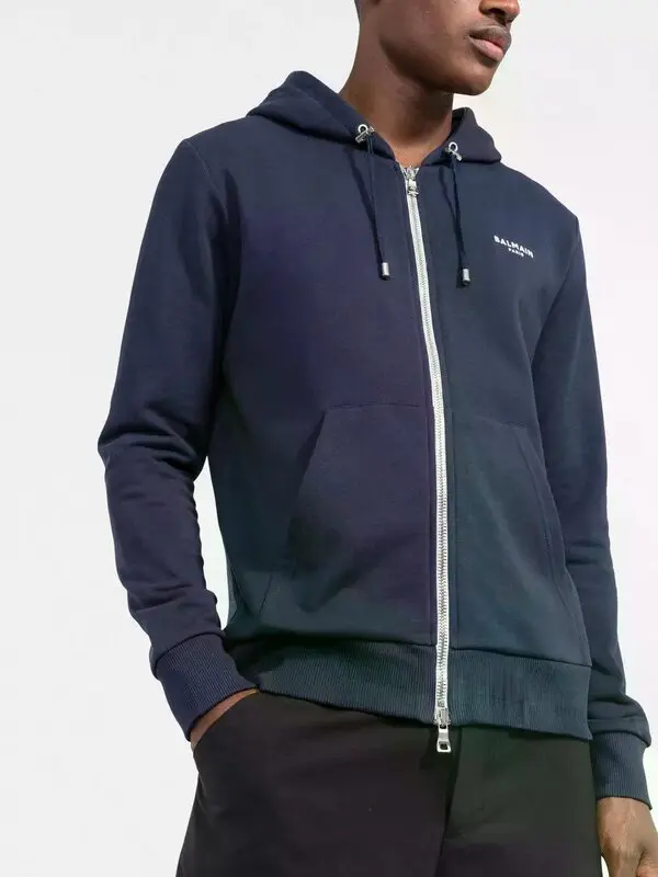 Balmain Logo-lettering Hoodie