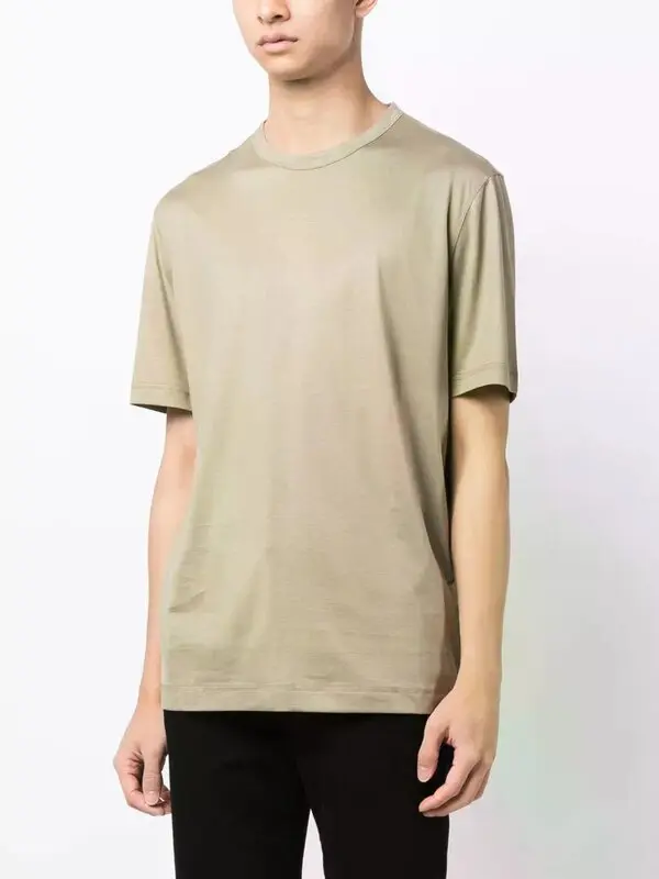 BOSS Logo-tag Cotton-lyocell Blend T-shirt