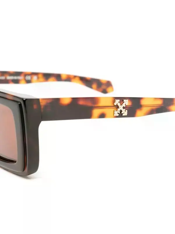 Off-White Jacob Square-frame Sunglasses - Brown