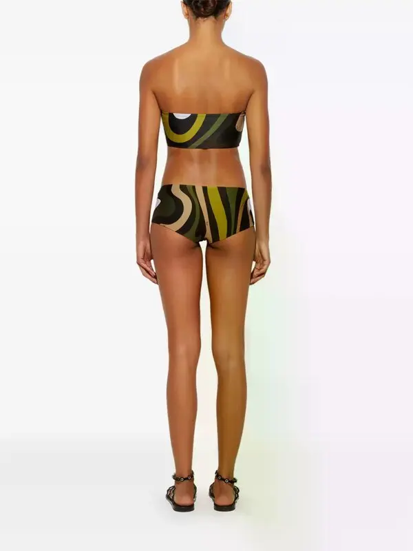 Emilio Pucci Marmo Print Bikini Briefs