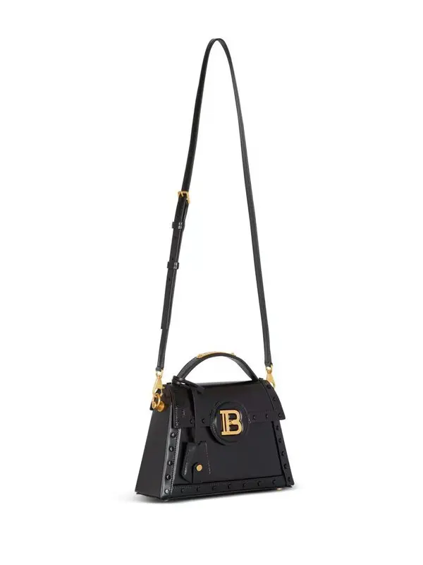 Balmain B-buzz Dynasty Leather Tote Bag - Black