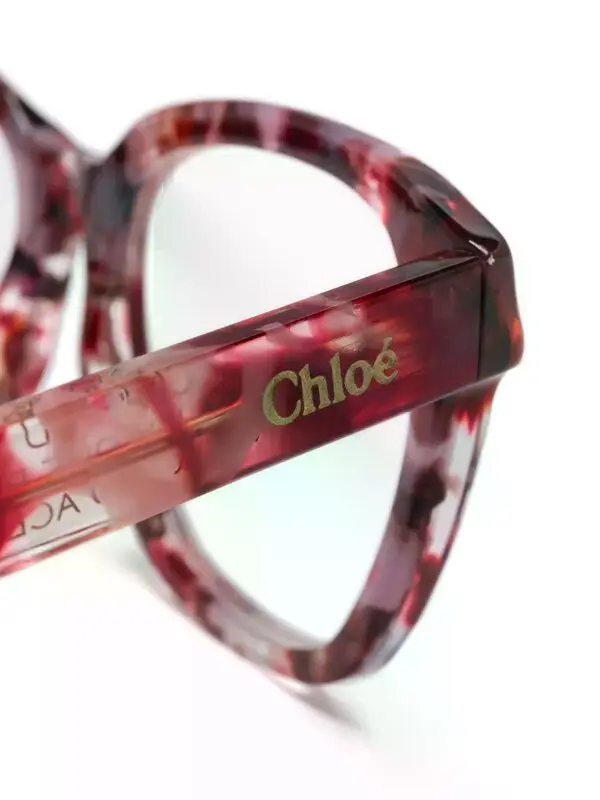 Chloé Wayfarer-frame Glasses - Pink