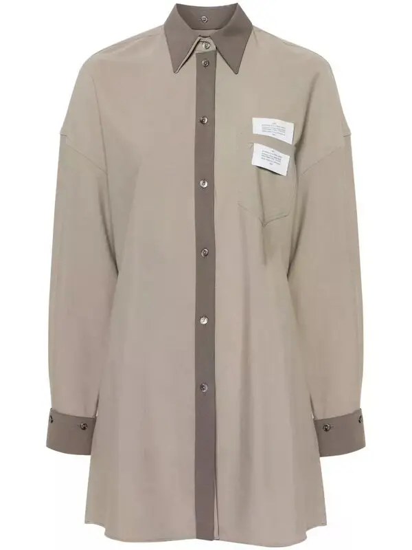 Rokh Logo-patch Detachable-panels Shirt