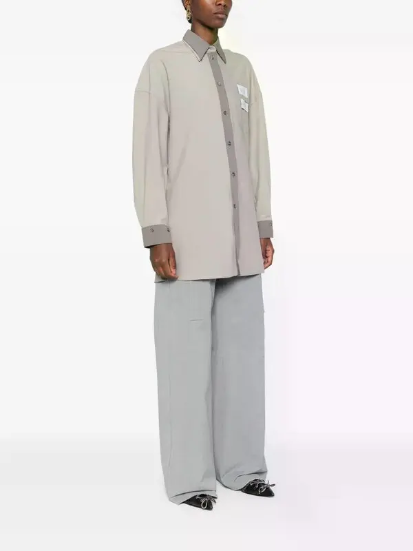 Rokh Logo-patch Detachable-panels Shirt