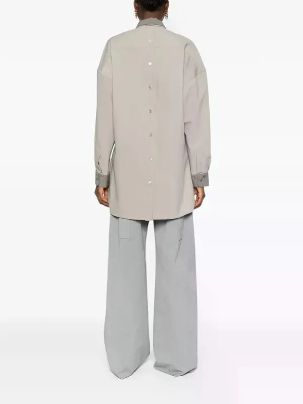 Rokh Logo-patch Detachable-panels Shirt