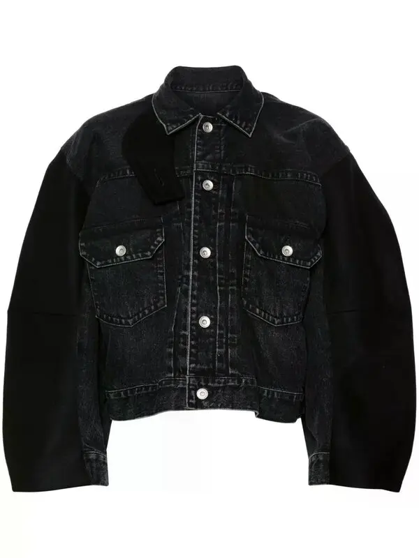 Sacai Paneled Denim Jacket