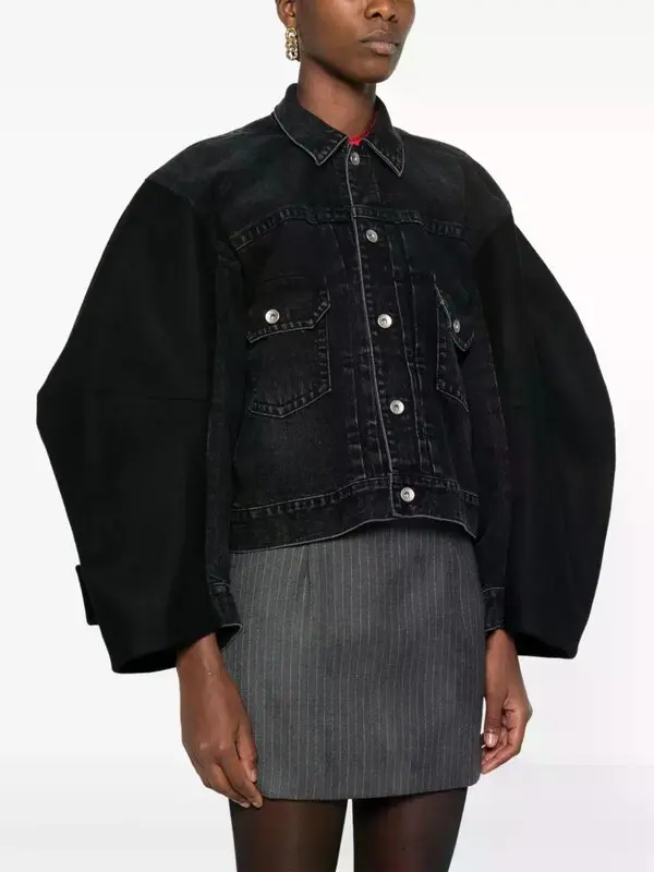 Sacai Paneled Denim Jacket