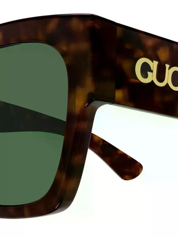 Gucci Square-frame Sunglasses - Brown