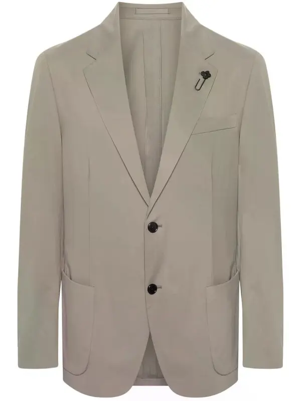 LARDINI Taffeta Single-breasted Blazer